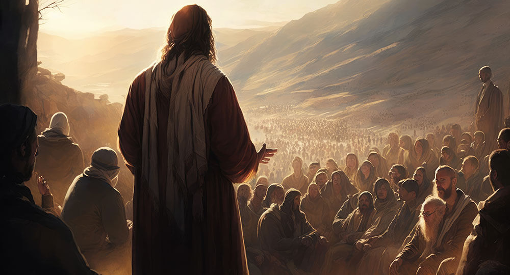 Jesus Preaching Jesus Preaching